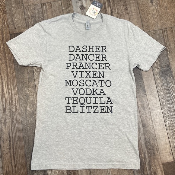 Next Level Apparel | Tops | Drunk Reindeer Moscato Vodka Tequila ...